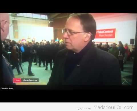 Interrupted live on the News - Made You LOL!